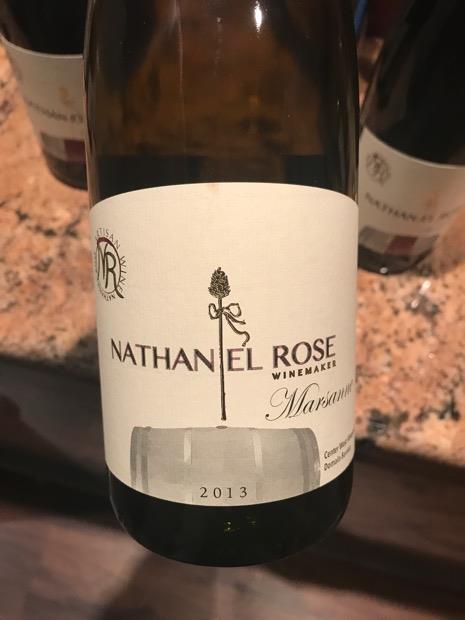 2010 Nathaniel Rose Marsanne, USA, Michigan, Lake Michigan Shore ...