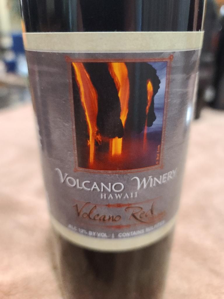 NV Volcano Winery Volcano Red, USA, Hawaii - CellarTracker