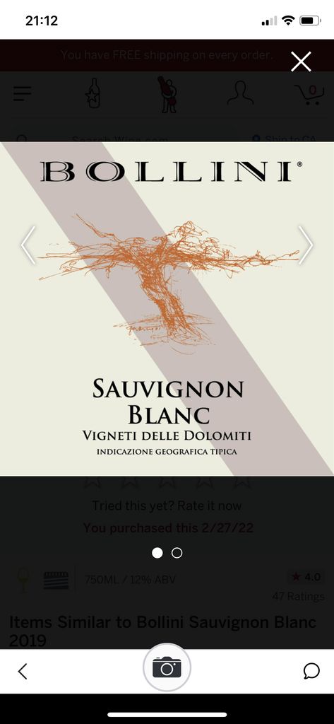 2020 Bollini Sauvignon Blanc Vigneti delle Dolomiti IGT, Italy ...