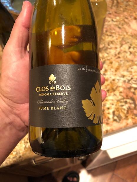 2018 Clos du Bois Sonoma Reserve Fumé Blanc, USA, California, Sonoma ...