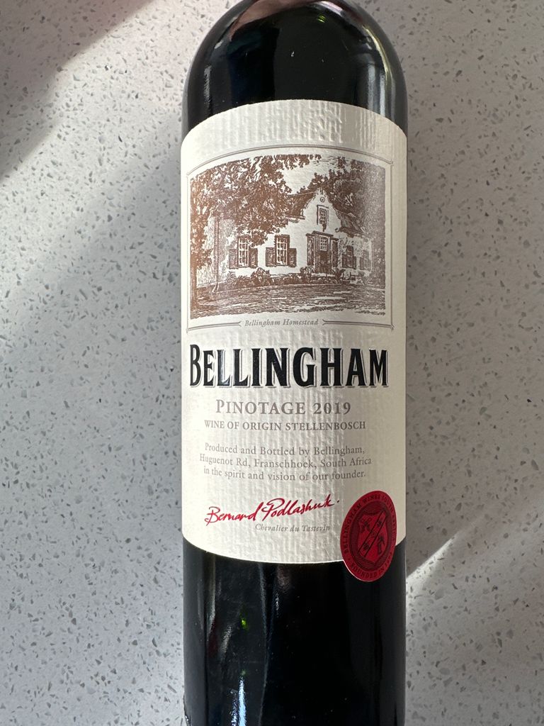 2019 Bellingham Pinotage, South Africa, Coastal Region - CellarTracker