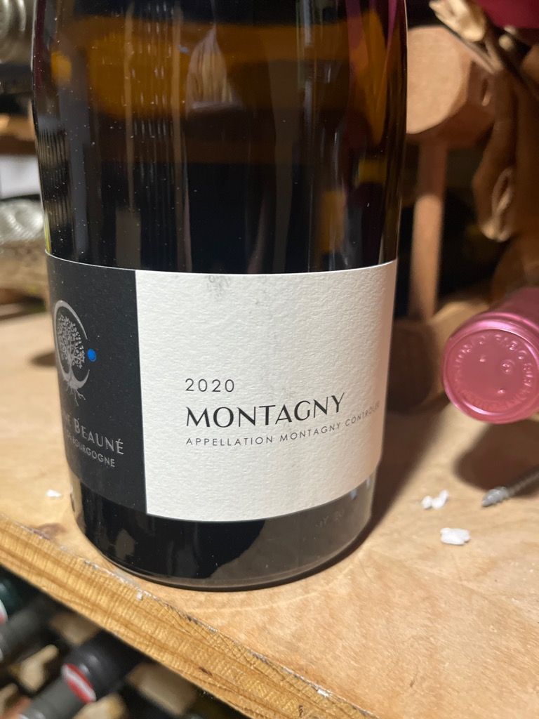 2021 Aline Beaune Montagny Blanc, France, Burgundy, Côte Chalonnaise ...