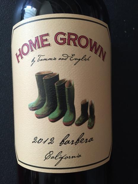 2012 Home Grown Farms Barbera, USA, California, North Coast, Ukiah ...