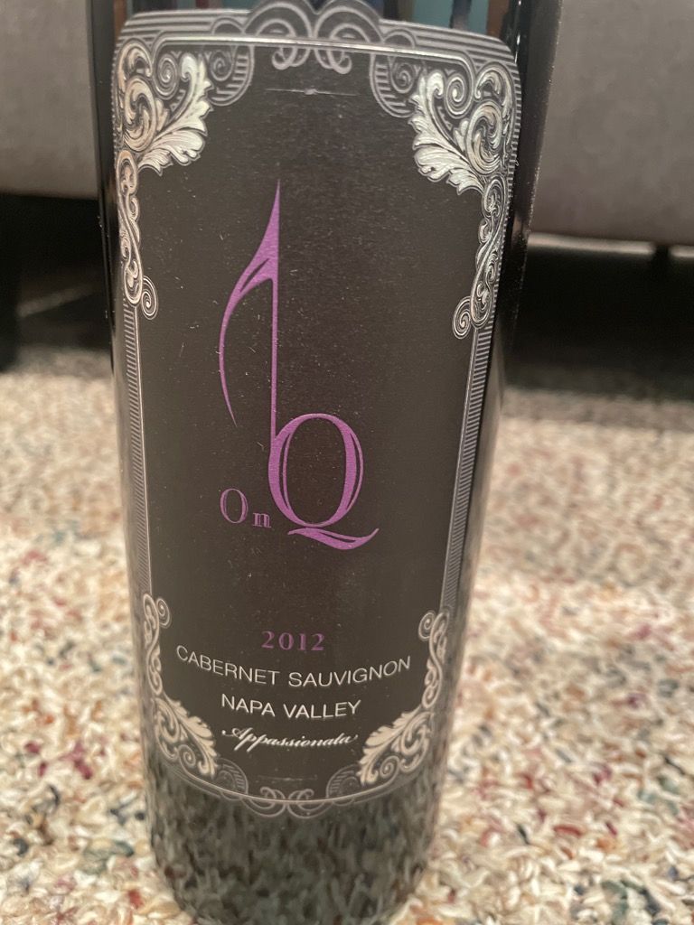 2012 On Q Wines Cabernet Sauvignon Appassionata, USA, California, Napa ...