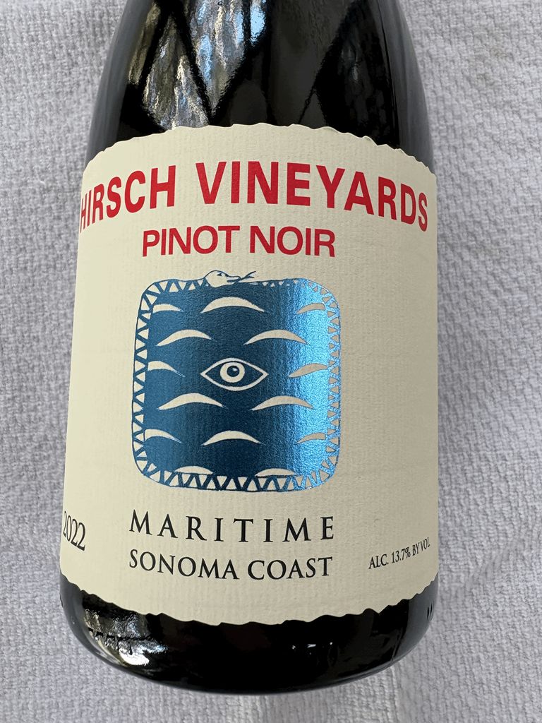 2022 Hirsch Vineyards Pinot Noir Maritime, USA, California, Sonoma ...