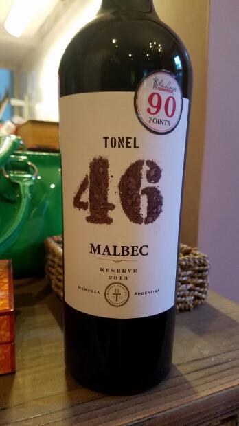 2012 Bodegas Los Toneles Malbec Reserva Tonel 46, Argentina, Mendoza ...
