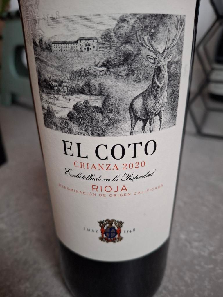 2021 Bodegas El Coto Garnacha Rioja Crianza, Spain, La Rioja, Rioja ...