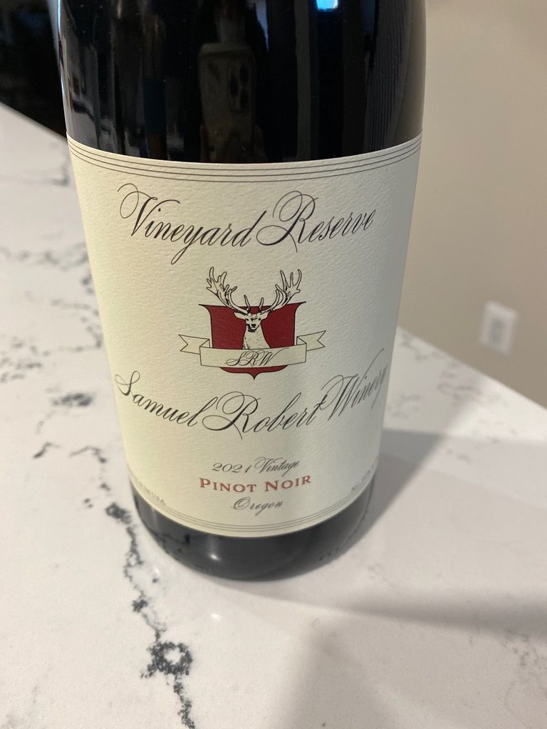 2021 Samuel Robert Winery Pinot Noir Family Reserve, USA, Oregon ...
