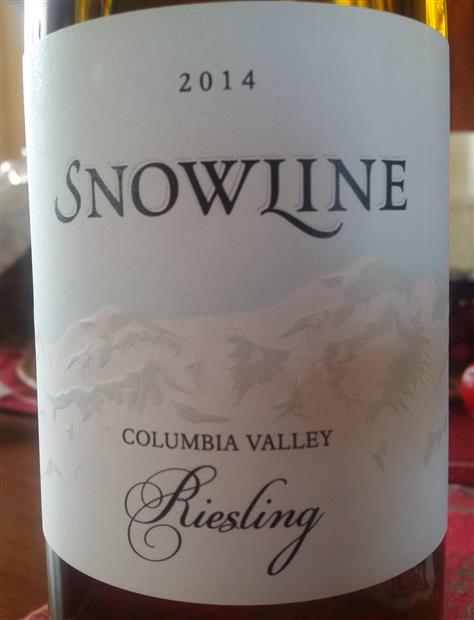 2014 Snowline Riesling, USA, Oregon, Columbia Valley - CellarTracker