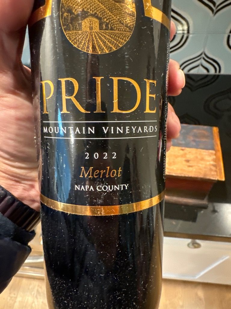 2022 Pride Mountain Vineyards Merlot, USA, California, North Coast ...