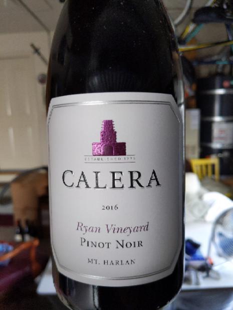 2016 Calera Pinot Noir Ryan Vineyard, USA, California, Central Coast ...