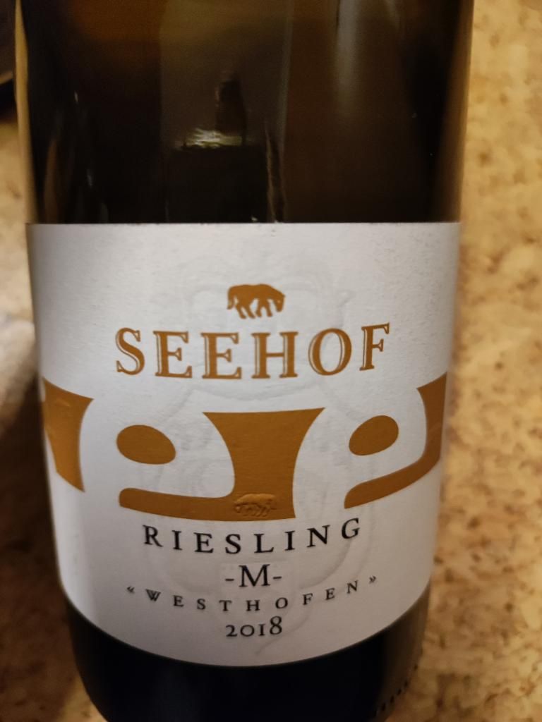 2019 Weingut Seehof Westhofener Morstein Riesling Trocken "M", Germany ...