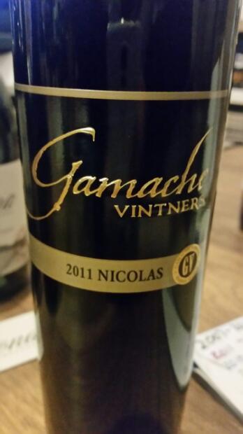 2011 Gamache Vintners Nicolas Heritage Reserve, USA, Washington ...