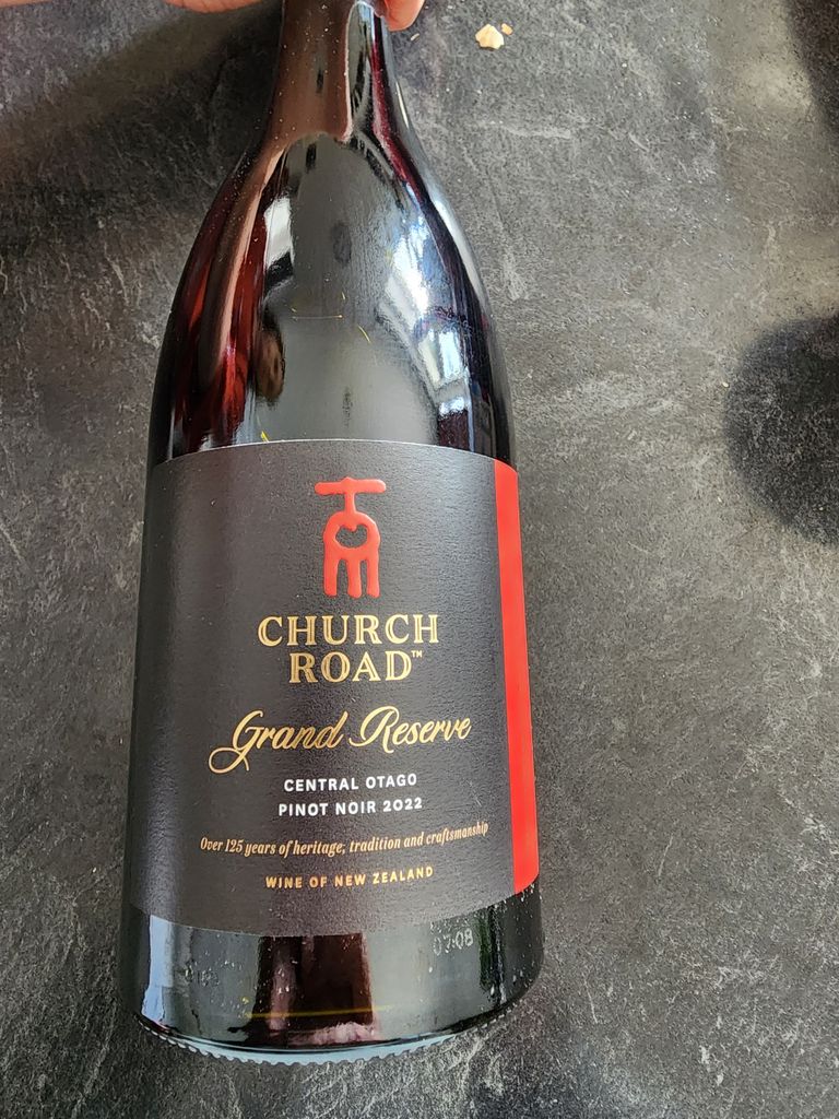 2022 Church Road Pinot Noir Grand Reserve, New Zealand, South Island ...