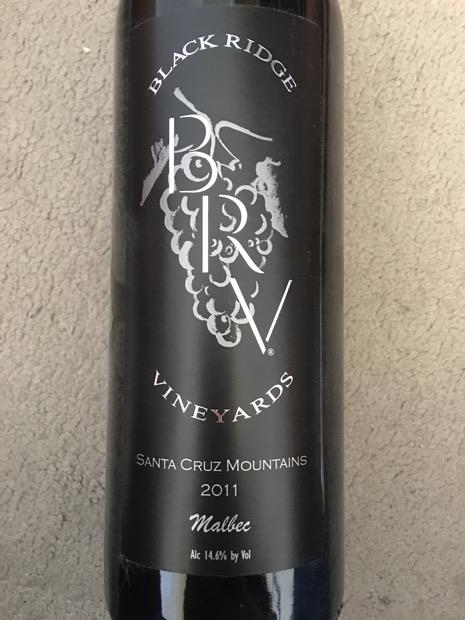 2010 Black Ridge Vineyards Malbec, USA, California, Santa Cruz ...