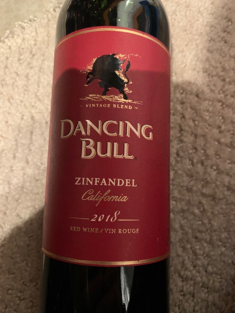 2019 Dancing Bull Zinfandel Dancing Bull - Winemaker's Reserve, USA ...