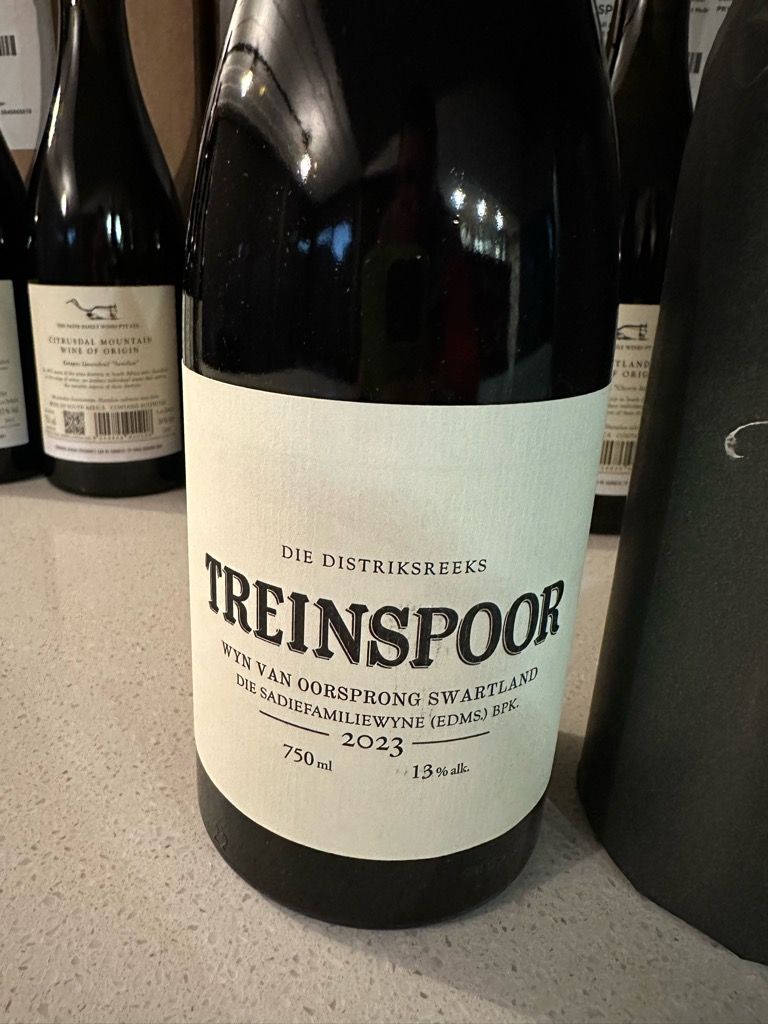 2023 Sadie Family Treinspoor, South Africa, Coastal Region, Swartland ...