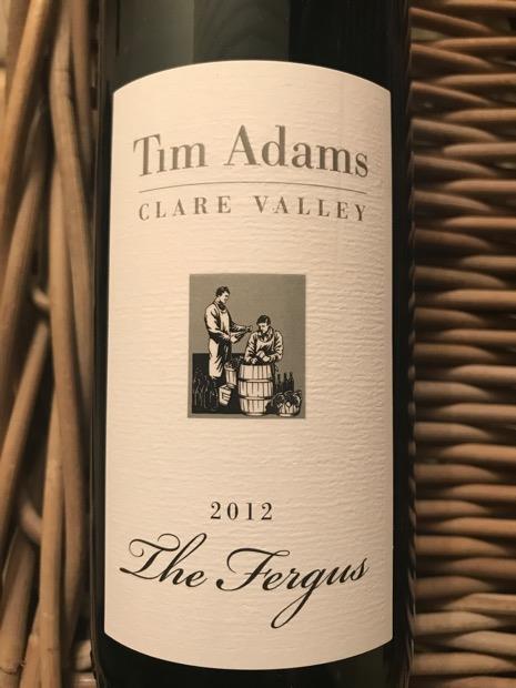 2012 Tim Adams The Fergus, Australia, South Australia, Mount Lofty ...