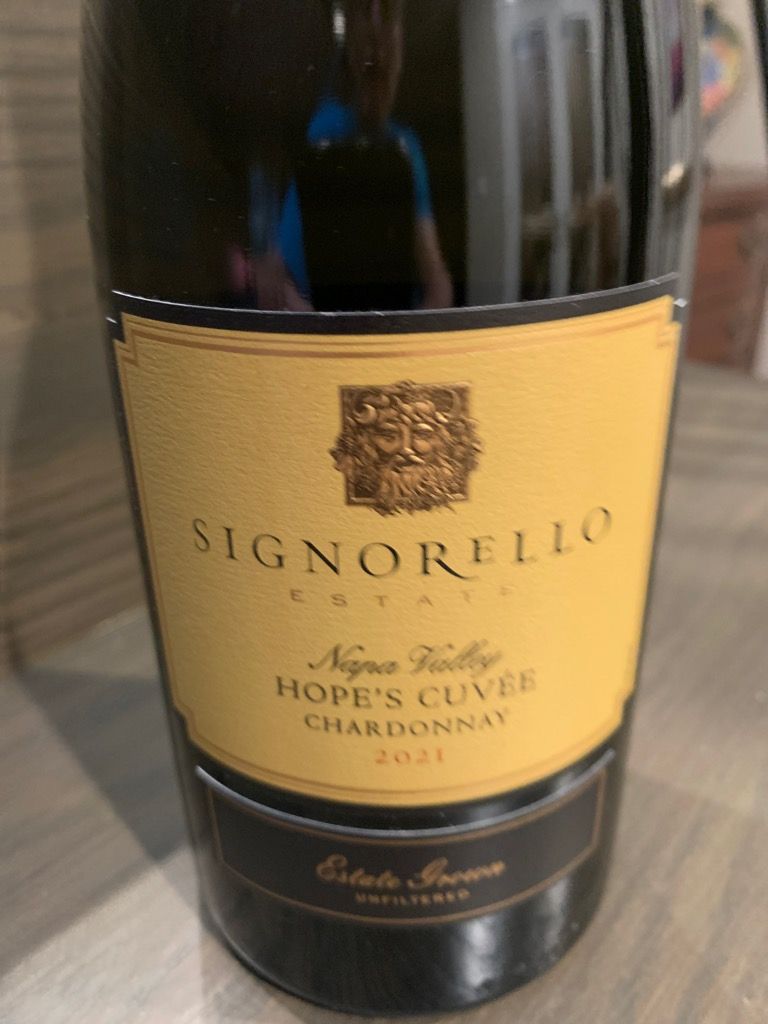 2023 Signorello Estate Chardonnay Hope's Cuvée, USA, California, Napa ...