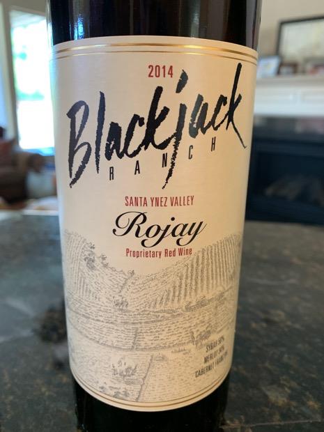 2017 Blackjack Ranch Rojay, USA, California, Central Coast, Santa Ynez Valley - CellarTracker