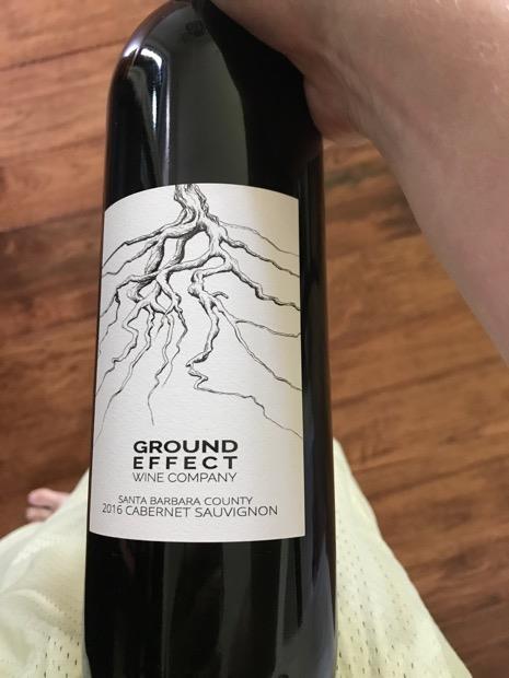 2016 Ground Effect Wine Company Cabernet Sauvignon, USA, California, Central Coast, Santa Ynez ...
