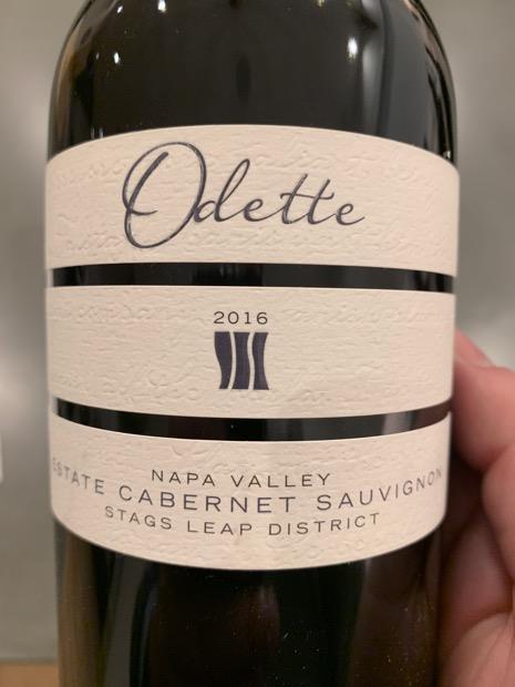 2016 Odette Cabernet Sauvignon Estate, USA, California, Napa Valley ...