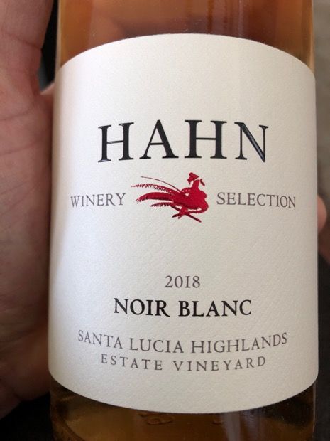 2016 Hahn Noir Blanc, USA, California, Central Coast, Santa Lucia ...