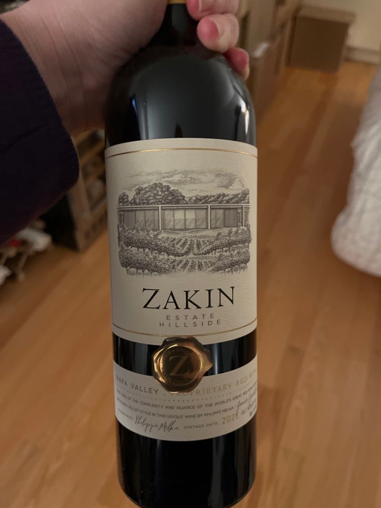 2023 Zakin Estates Proprietary Red Hillside, USA, California, Napa ...