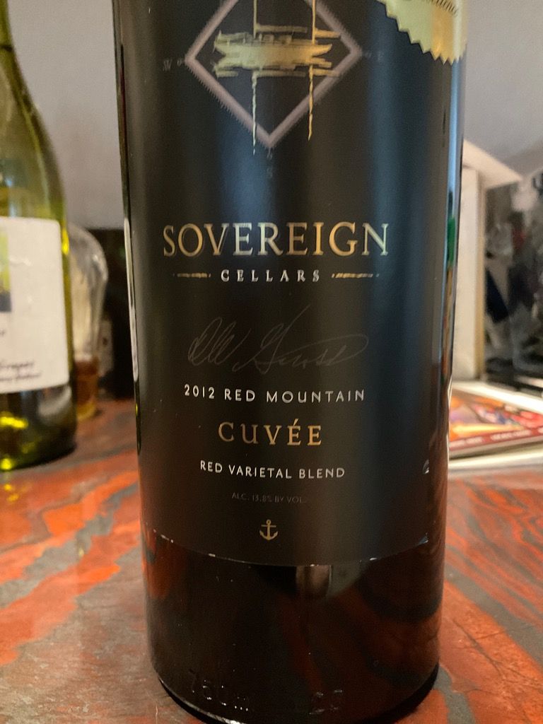 2011 Sovereign Cellars Cuvée, USA, Washington, Columbia Valley, Red ...