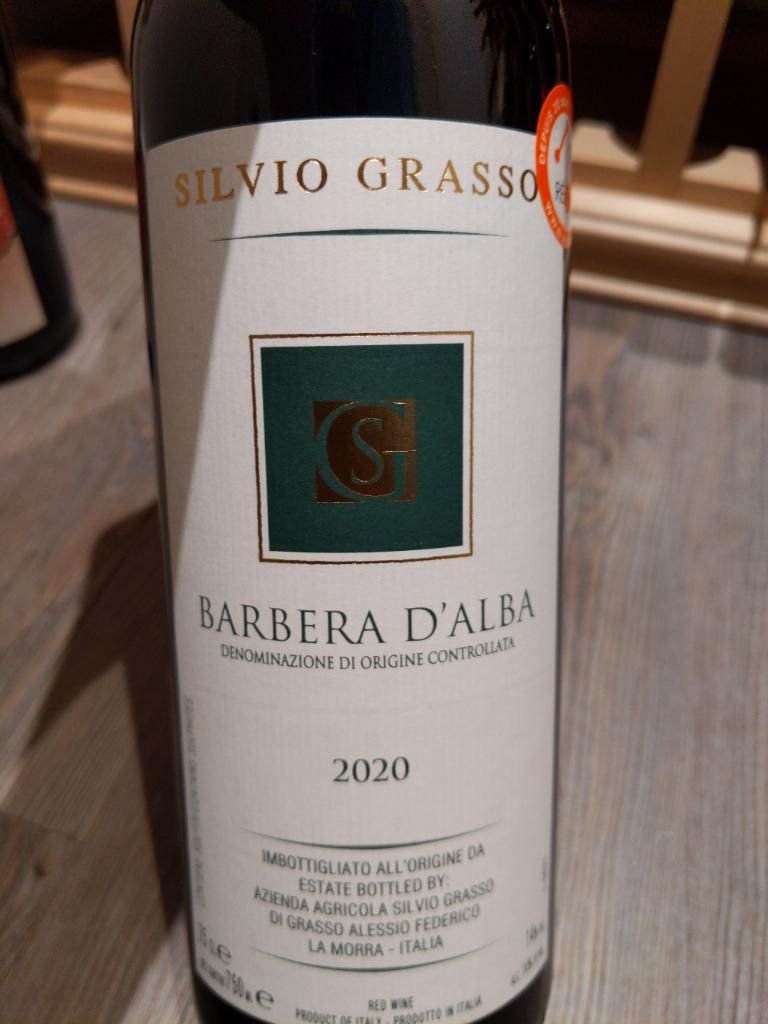 2021 Silvio Grasso Barbera d'Alba Fontanile, Italy, Piedmont, Alba ...
