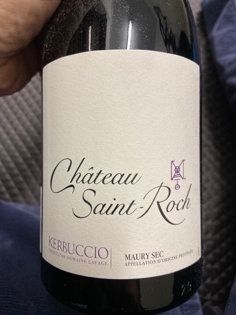 2017 Château Saint-Roch (Languedoc) Maury Sec Kerbuccio, France ...
