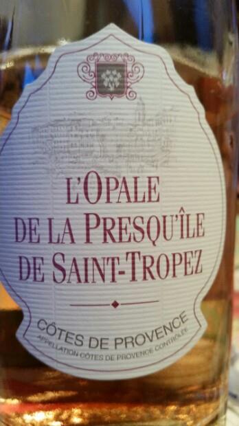 2016 Les Vins de Breban Côtes de Provence l'Opale de la Presqu'ile de ...