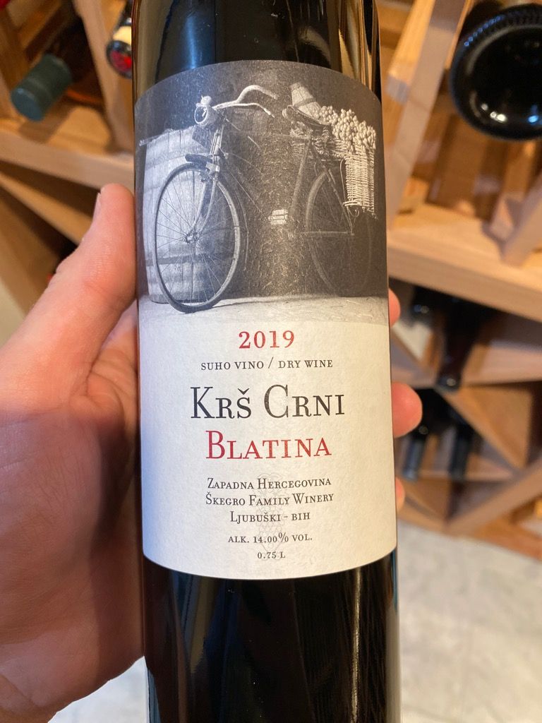 2016 Vinarija Škegro Blatina Krš Crni, Bosnia-Herzegovina, Hercegovina ...