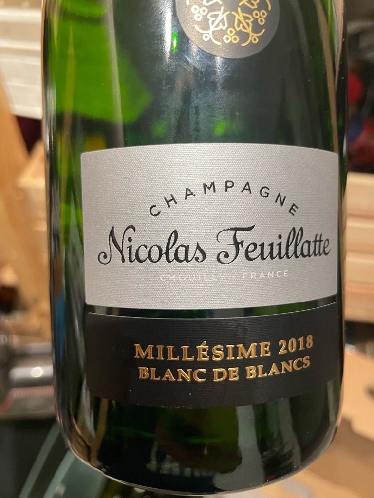 2018 Nicolas Feuillatte Champagne Grand Cru Blanc de Blancs Millésimé ...