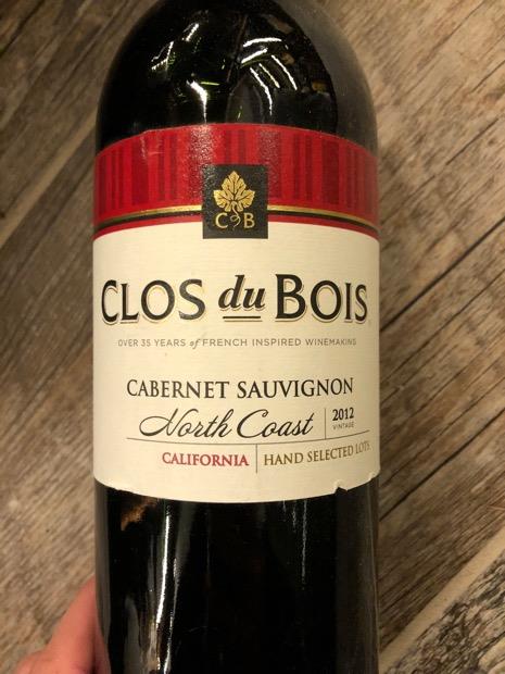 2012 Clos du Bois Cabernet Sauvignon, USA, California - CellarTracker