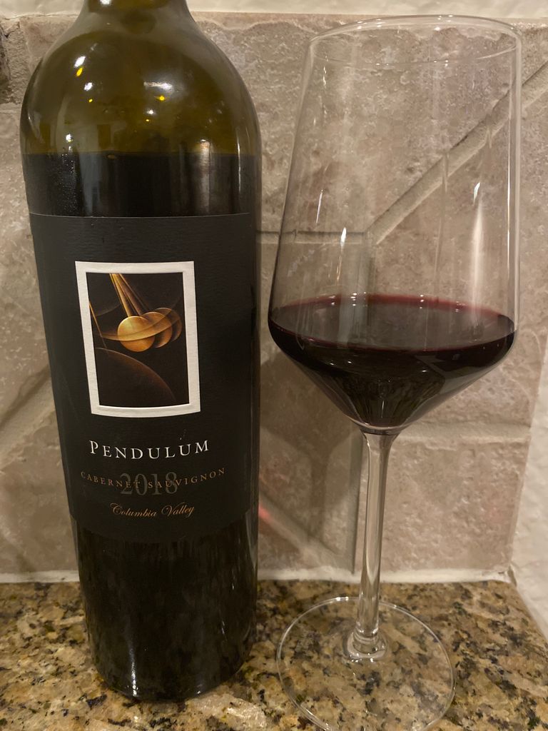 2018 Pendulum Cabernet Sauvignon, USA, Washington, Columbia Valley ...