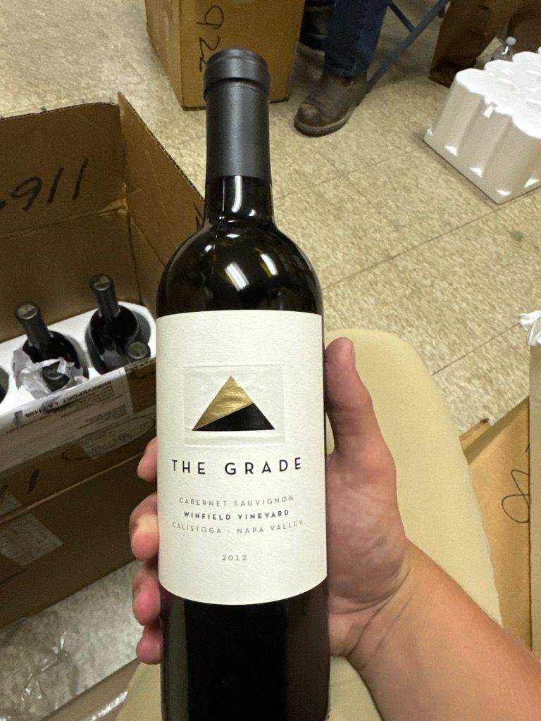 2012 The Grade Cellars Cabernet Sauvignon Kingly Project Winfield ...