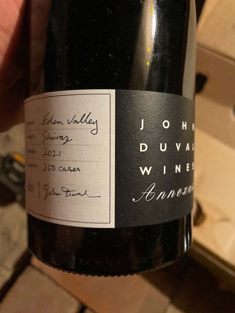 2022 John Duval Wines Shiraz Annexus, Australia, South Australia ...