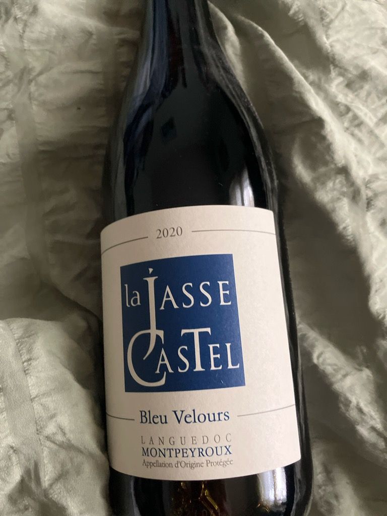 2021 La Jasse Castel Coteaux du Languedoc Montpeyroux Bleu Velours ...