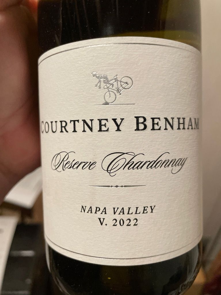 2022 Courtney Benham Chardonnay Reserve Napa Valley, USA, California ...