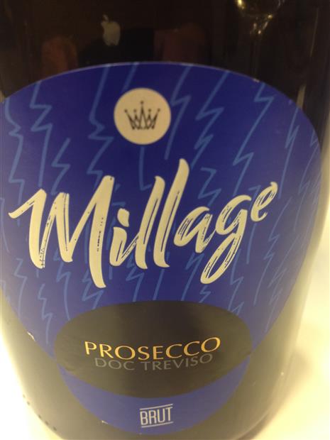 2017 Millage Prosecco di Treviso Brut, Italy, Veneto, Prosecco di ...