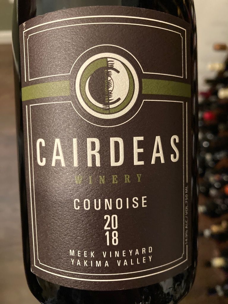 2018 Cairdeas Winery Counoise, USA, Washington - CellarTracker