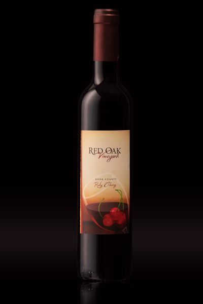 NV Red Oak Winery Ruby Cherry Port, USA, Wisconsin, Door County ...