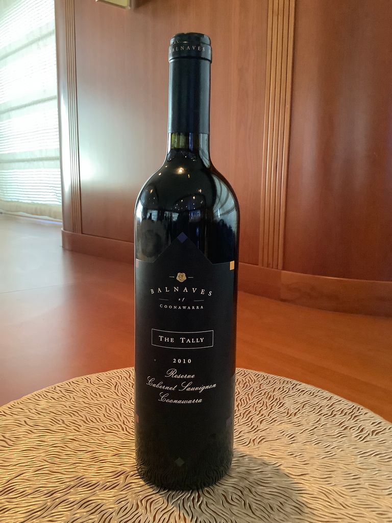 2010 Balnaves of Coonawarra Cabernet Sauvignon The Tally Reserve ...