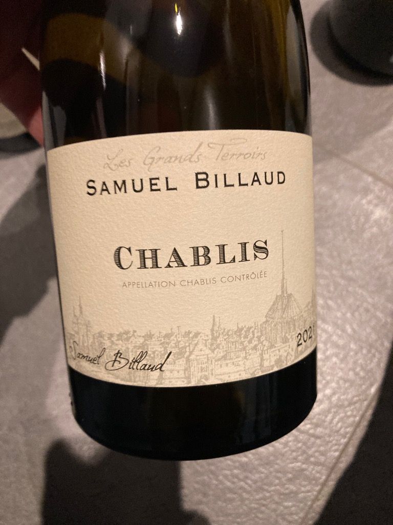 2021 Samuel Billaud Chablis, France, Burgundy, Chablis - CellarTracker