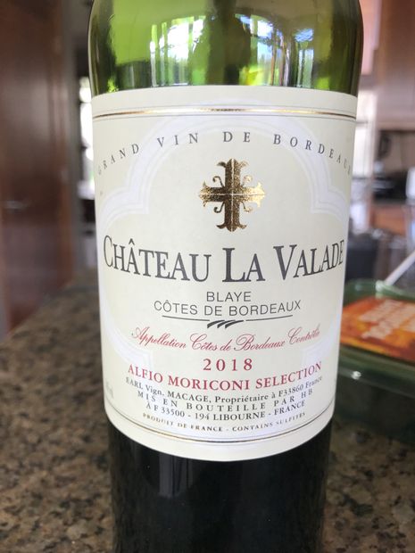 2018 Château La Valade, France, Bordeaux, Blaye Côtes de Bordeaux ...