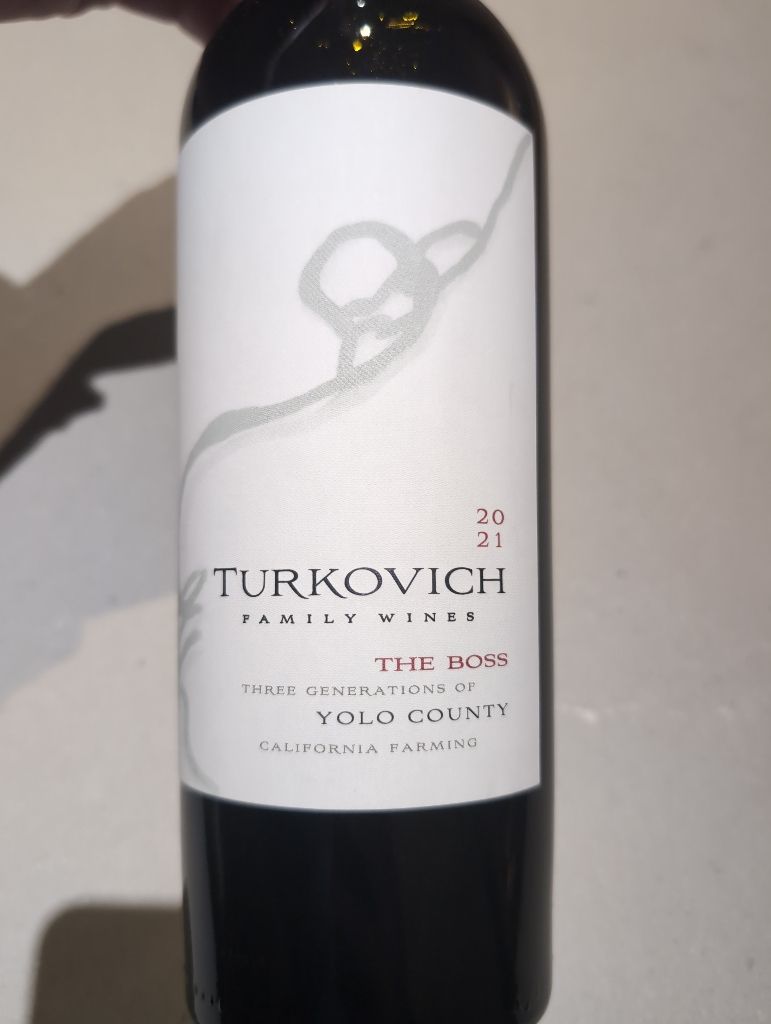 2021 Turkovich Family Wines The Boss, USA, California, Central Valley ...