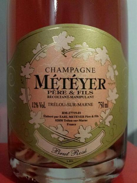 NV Météyer Champagne Brut Rosé, France, Champagne - CellarTracker