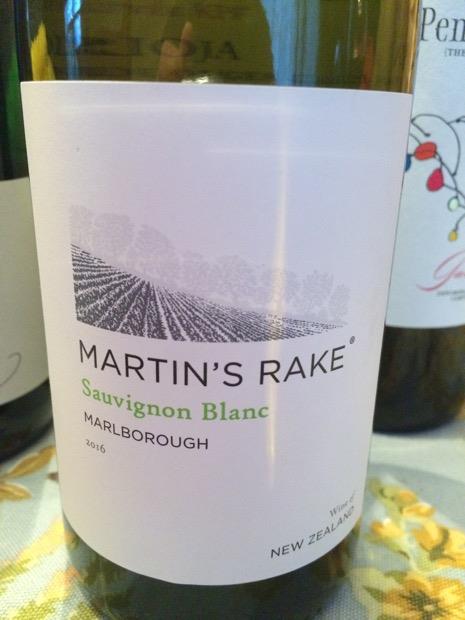 2016 Martin's Rake Sauvignon Blanc, New Zealand, South Island ...
