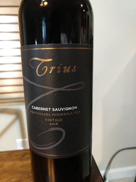2015 Trius Cabernet Sauvignon Vineyard Select, Canada, Ontario, Niagara ...